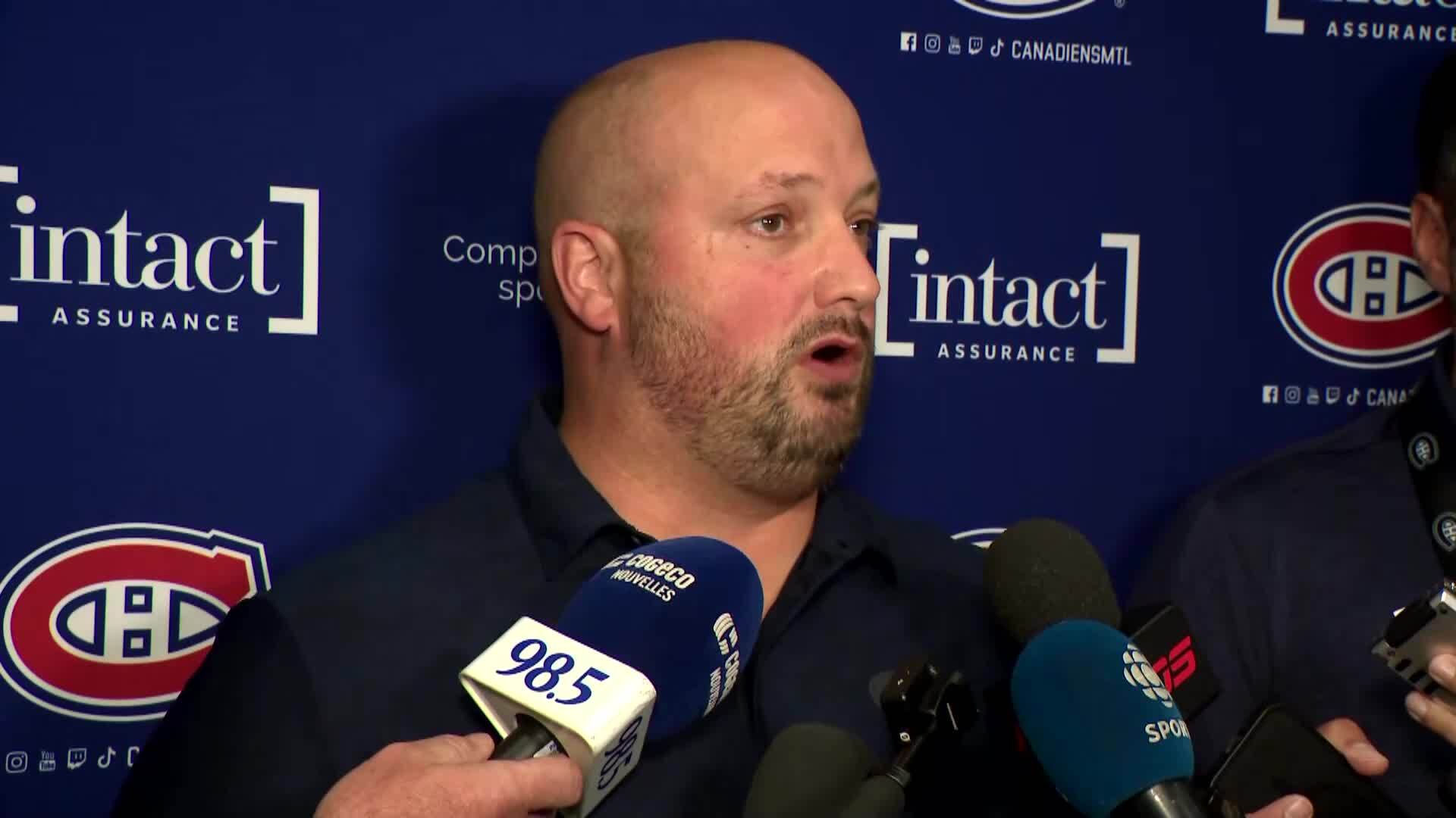 «Joshua Roy travaille fort» - Martin Laperrière