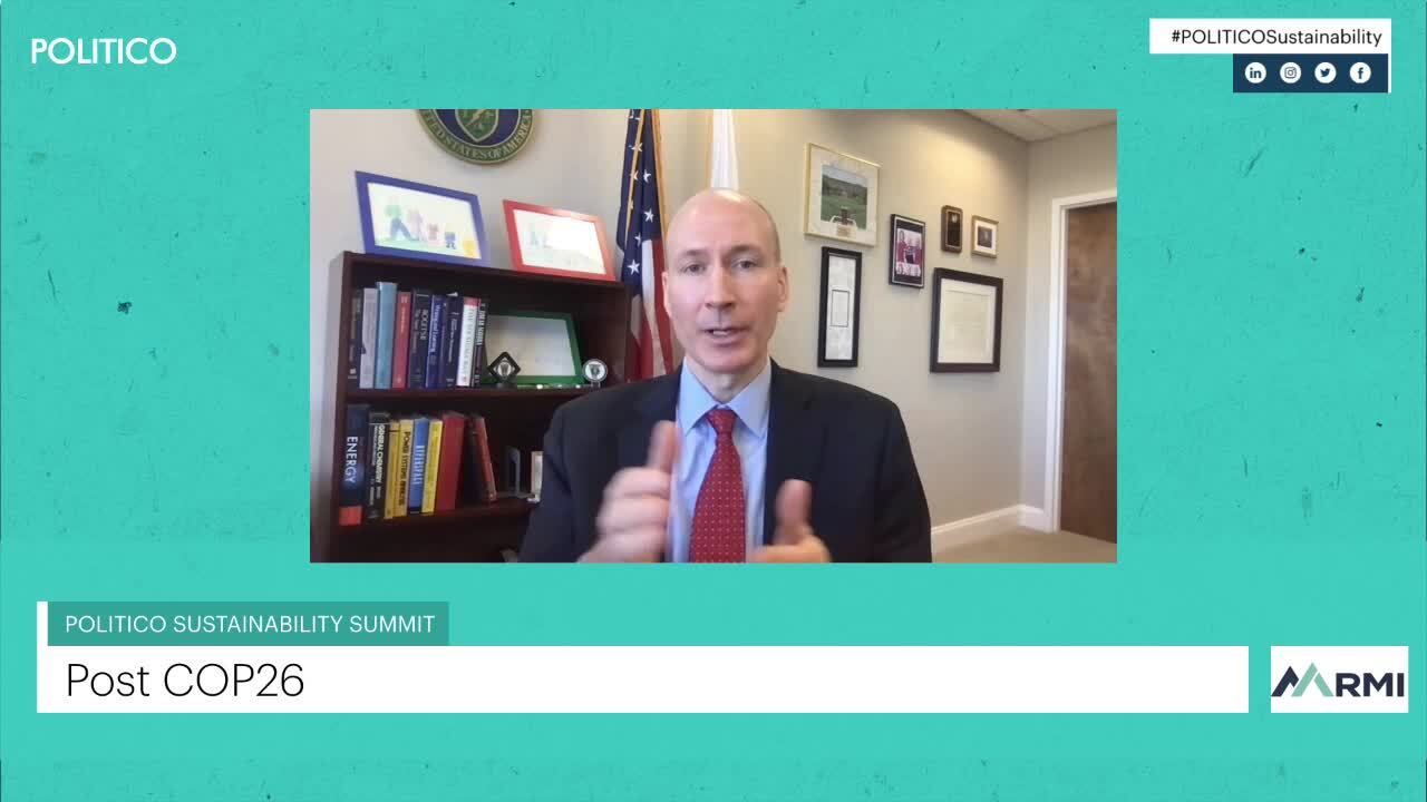 POLITICO Sustainability Summit-Sustainability Opening Remarks and David ...