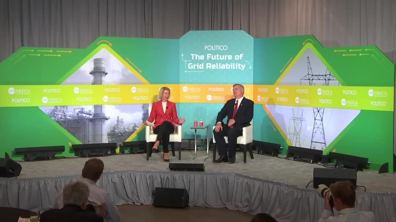 NRECA Executive Conversation at The Future of Grid Reliability - POLITICO