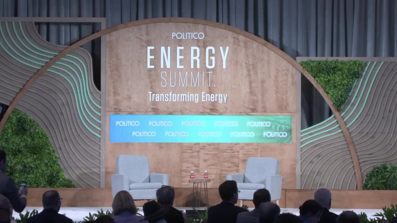 Energy Summit: TC Energy Executive Conversation - POLITICO