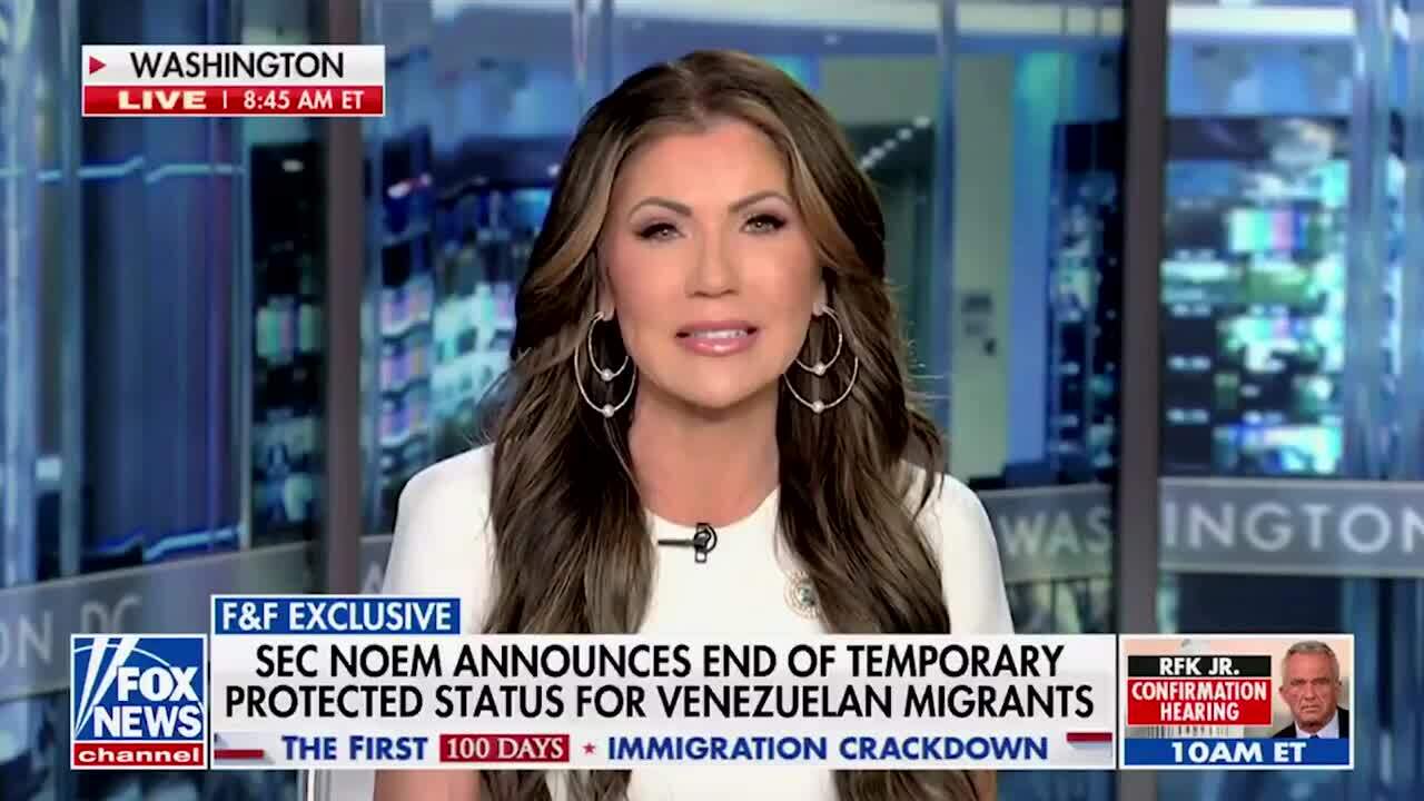 Noem on Fox for immigration raid - POLITICO