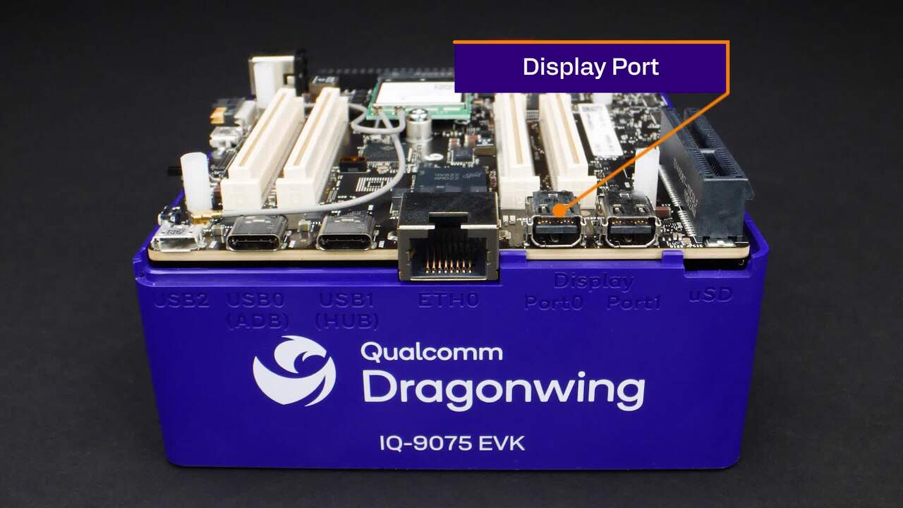 The Qualcomm® IQ-9075 EVK for industrial-grade IoT