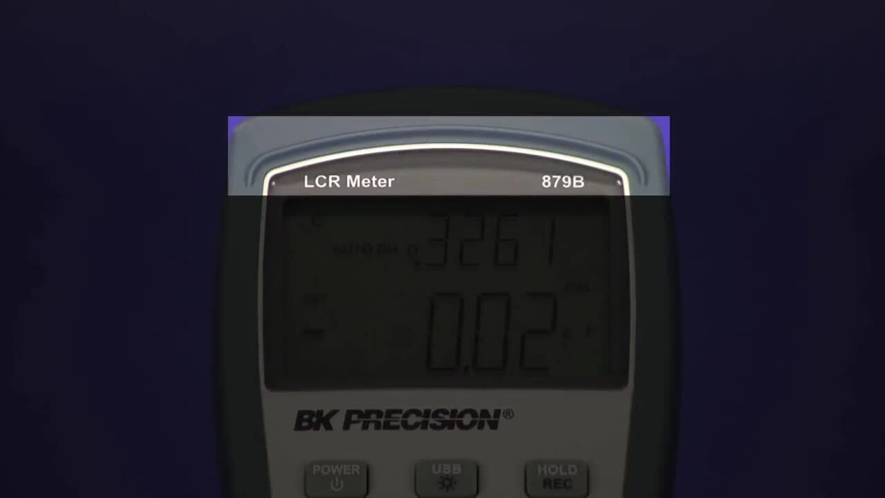 Models 878B & 879B - 40,000 Count Dual Display Handheld LCR Meters ...