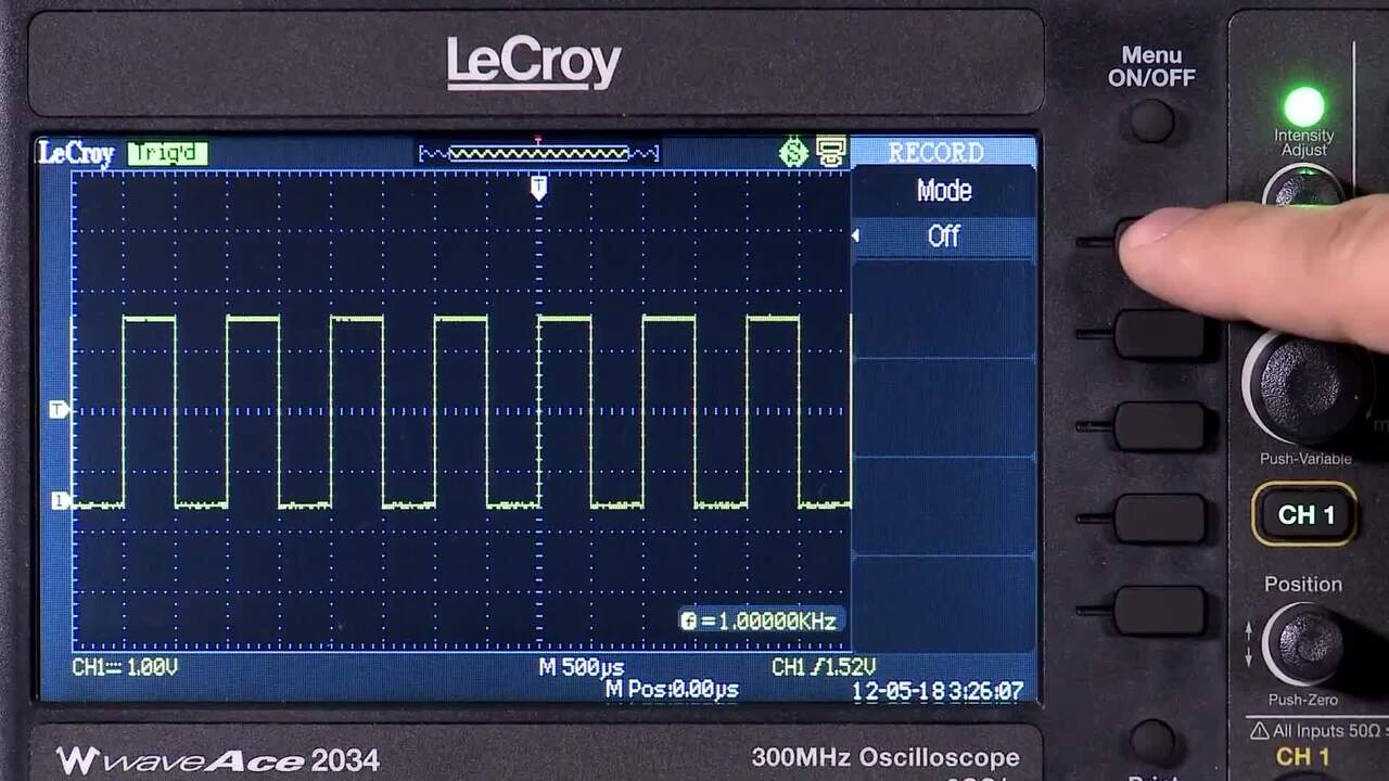 Using the Waveform Sequence Recorder | DigiKey