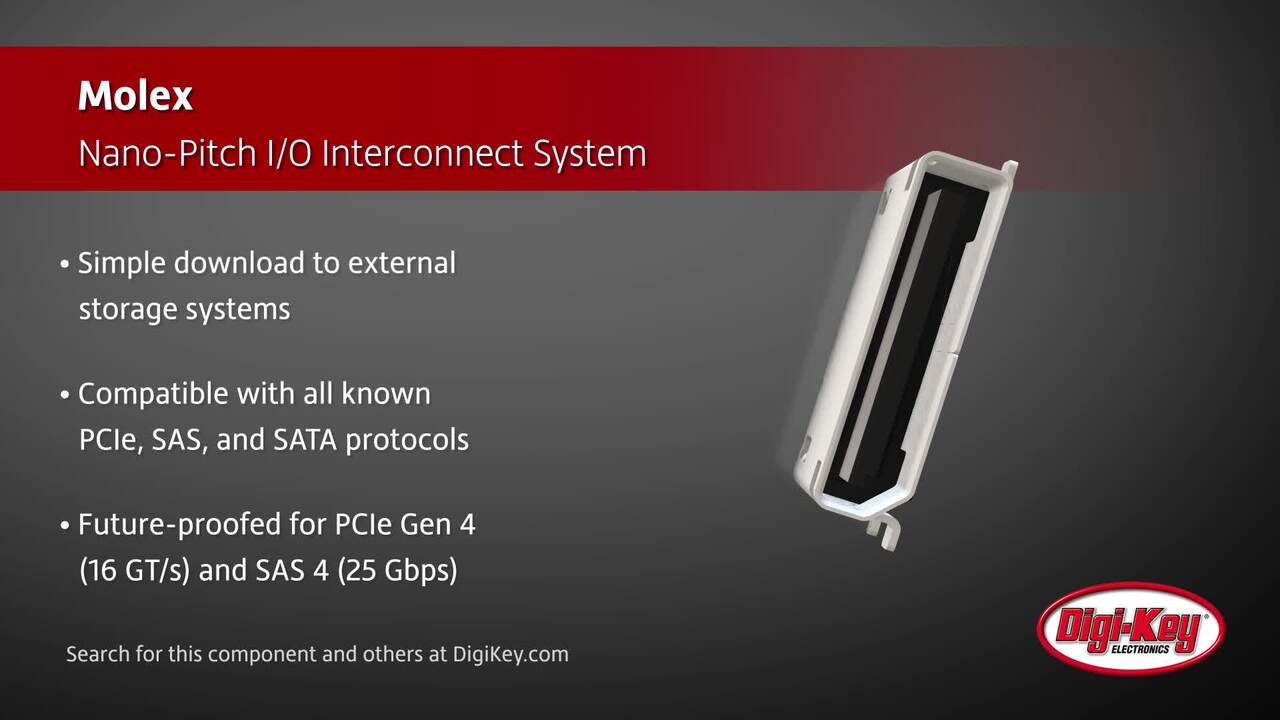 Nano-Pitch I/O Interconnect System - Molex | DigiKey Nano-Pitch I/O Interconnect System - Molex | DigiKey