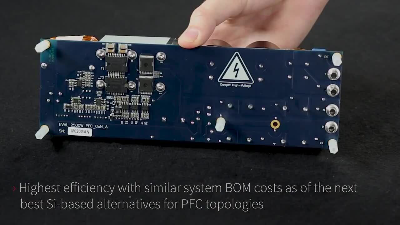 2500 W full-bridge totem pole PFC evaluation board using CoolGaN™ 600 V | DigiKey