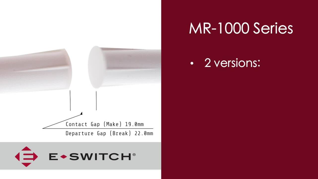 MR1000 Series Detector Switches - E-Switch | DigiKey