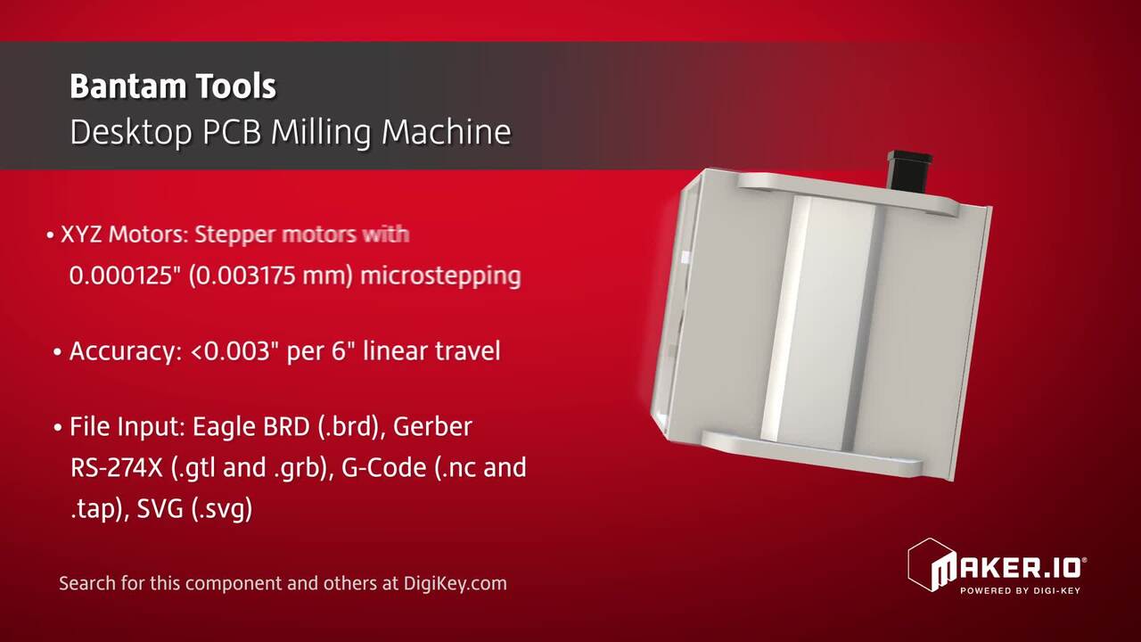 MM-Desktop PCB Milling Machine | DigiKey