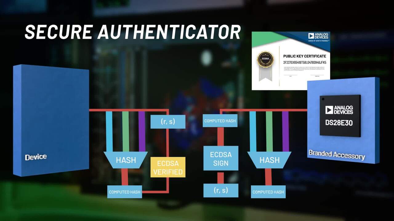 DS28E30 1-Wire® ECDSA Secure Authenticator - Analog Devices | DigiKey