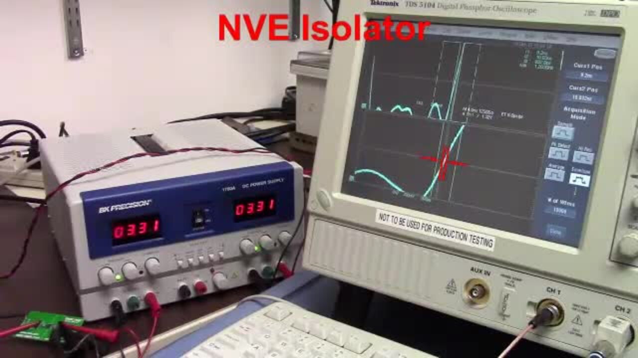 NVE vs ADI Isolator Jitter Demonstration | DigiKey