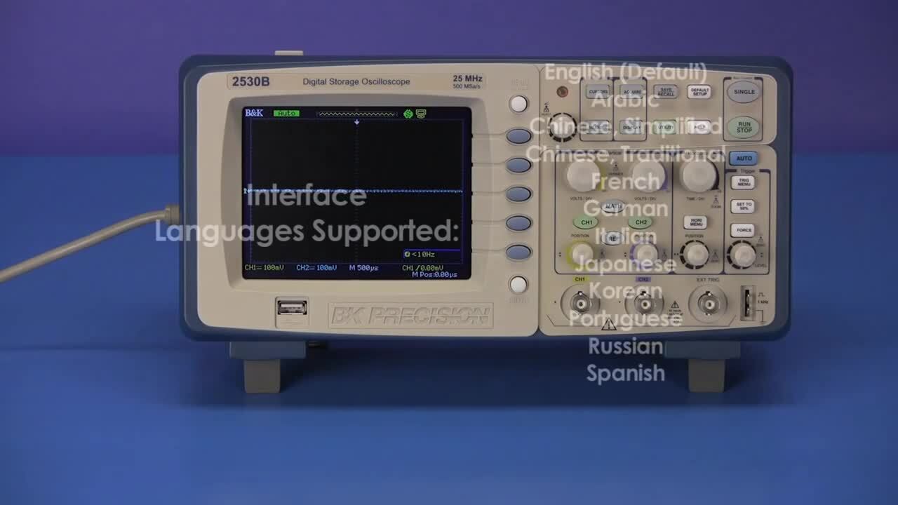 Model_2530B_-Model 2530B - 25 MHz, 500 MSa/s Digital Storage ...