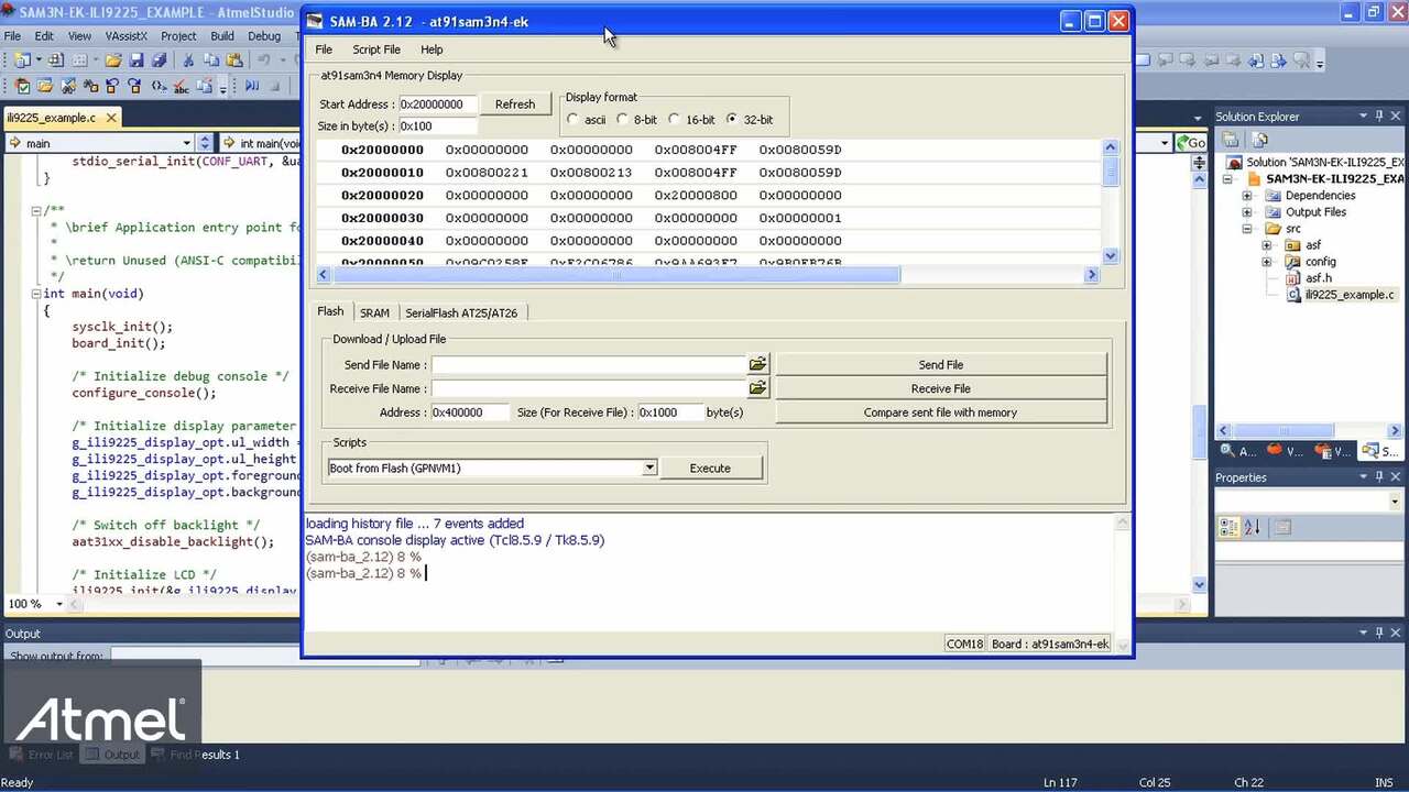 Serial programming of Atmel ARM MCU using Samba GUI | DigiKey