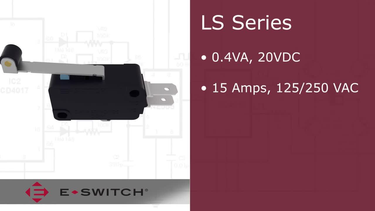 Snap Action Switches: E-Switch LS Series | DigiKey