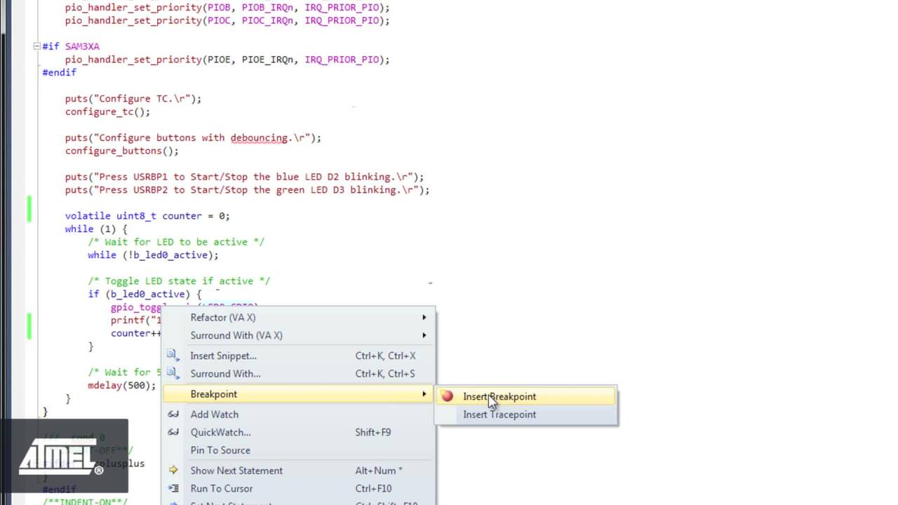 Debugging ARM Cortex-M Applications with Atmel Studio 6 | DigiKey