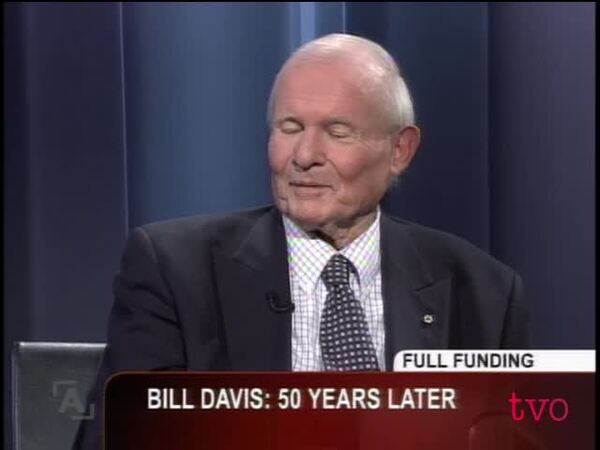 Bill Davis: June 2009 | TVO Today