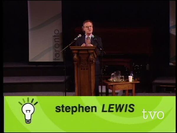 Stephen Lewis delivers the 2005 Massey Lecture | TVO Today