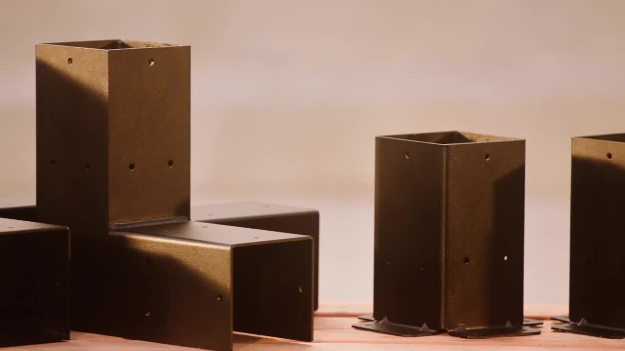 Simpson Strong-Tie Outdoor Accents Sage System Black Powder-Coated Post ...