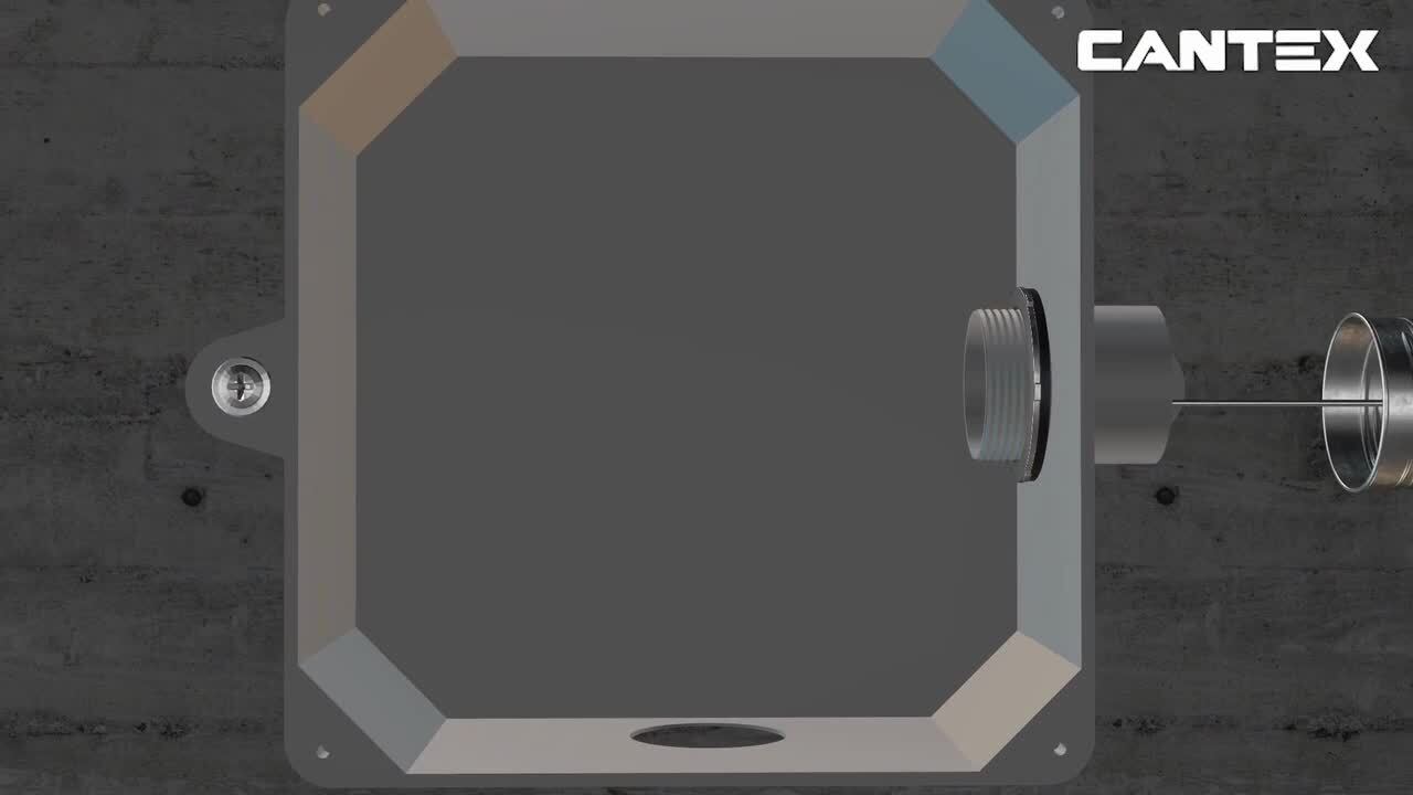 Cantex 8 in. x 8 in. x 4 in. Junction Box R5133712 - The Home Depot