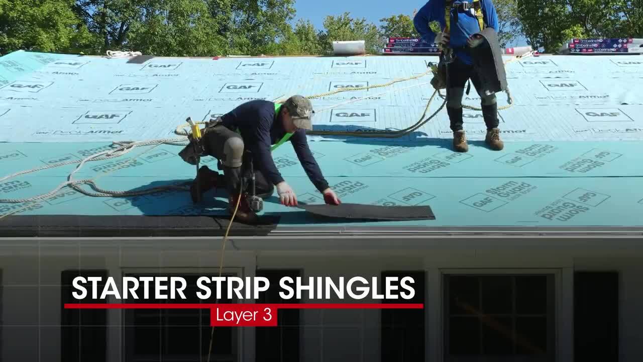 GAF Cobra Ridge Runner 11.5 in. x 30 ft. Black Filtered Plastic Roll ...