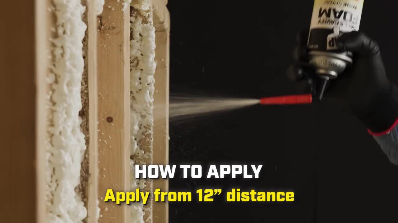 DAP Wall and Cavity Foam 20 oz. Aerosol Spray Foam Sealant with Wide ...