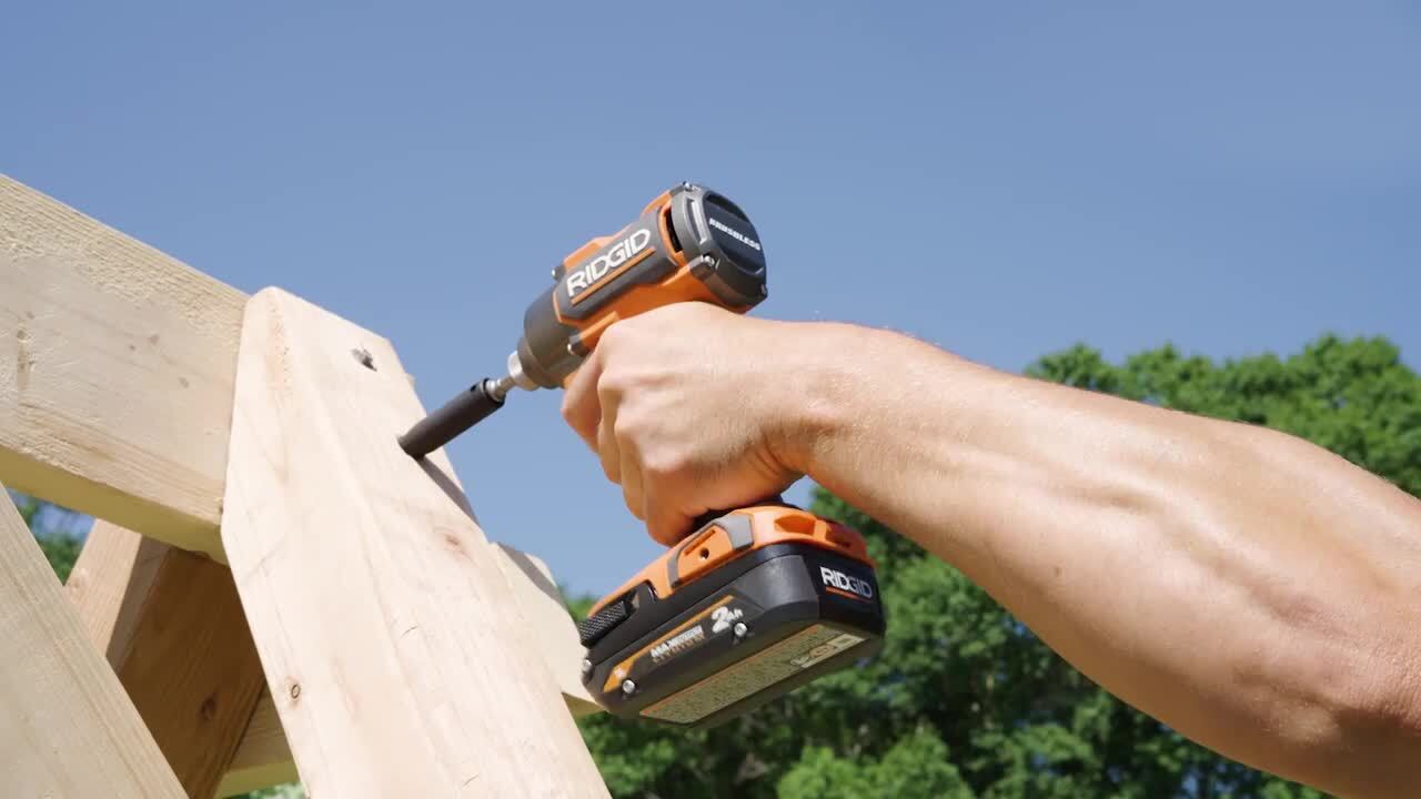 RIDGID 18V SubCompact Brushless Cordless 1/2 in. Impact Wrench (Tool ...