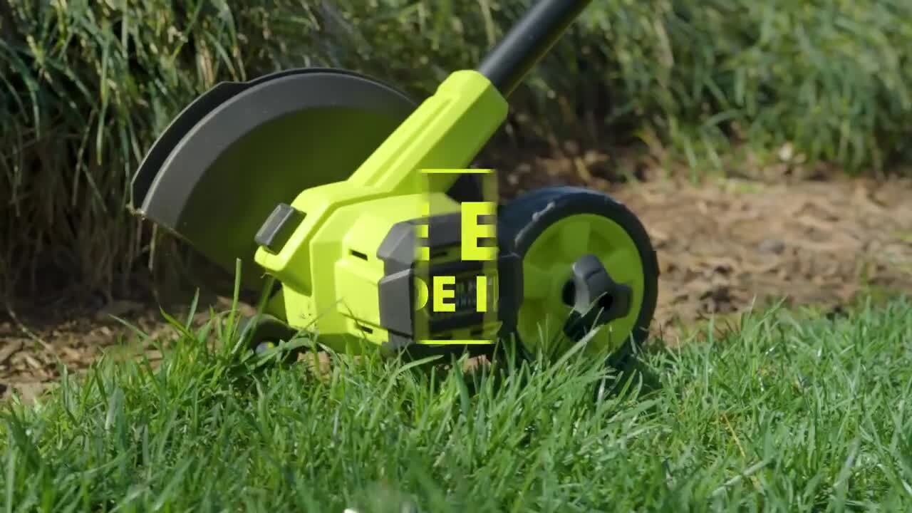 RYOBI ONE+ HP 18V Brushless Edger (Tool Only) P2302BTL - The Home Depot