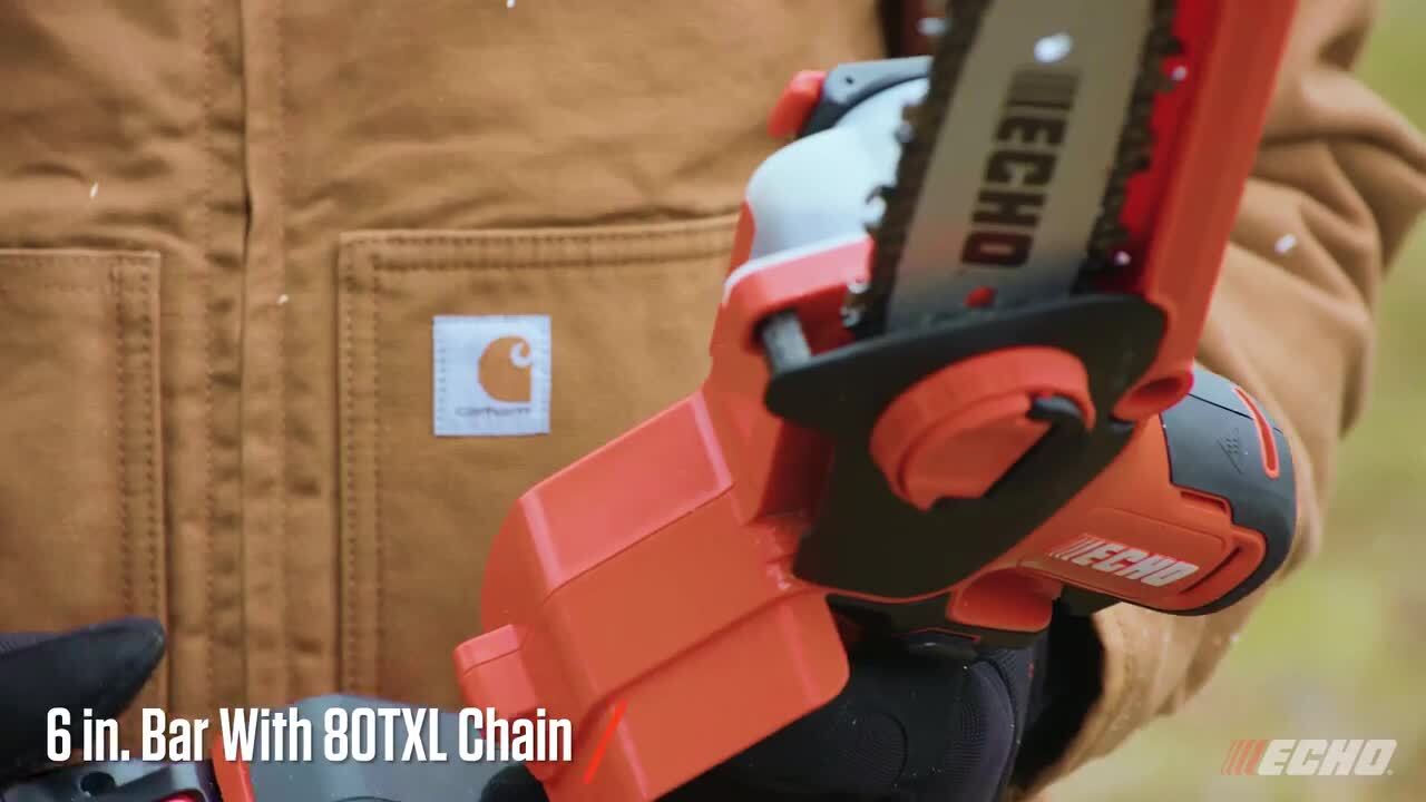 ECHO 56V 6 in. Brushless Cordless Battery Powered Handheld Mini Pruning ...
