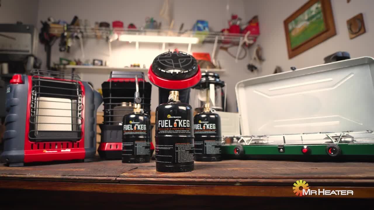 Mr. Heater Fuel Keg - 16 oz. Refillable Propane Tank F200048 - The Home ...