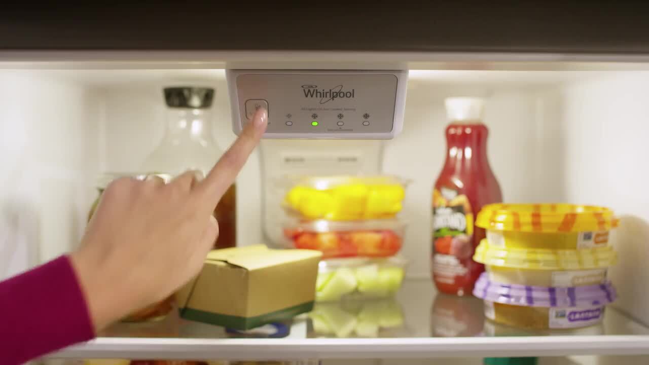 Whirlpool 14.3 cu. ft. Top Freezer Refrigerator in White WRT104TFDW ...