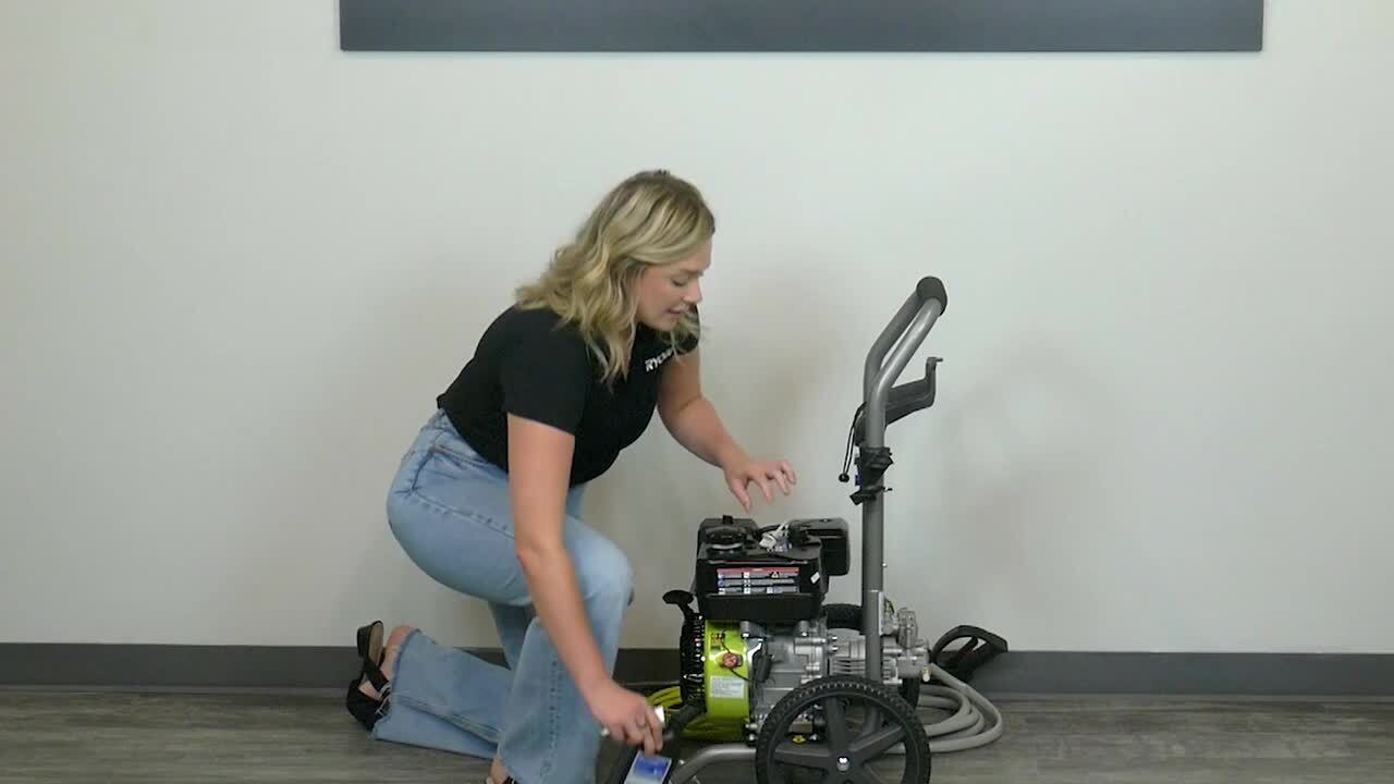 RYOBI 3300 PSI 2.4 GPM Cold Water Gas Pressure Washer with 212cc Engine ...