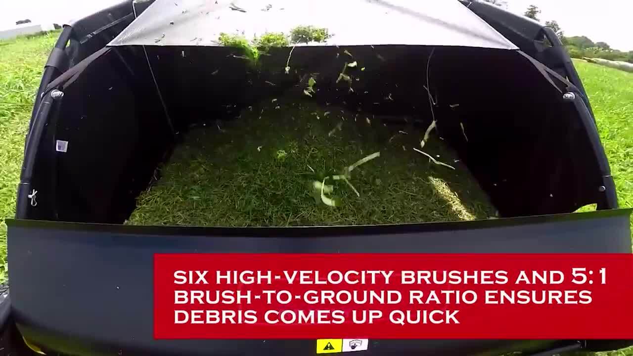 Brinly-Hardy Brinly Combo 42 in. Tow-Behind Lawn Sweeper with ...