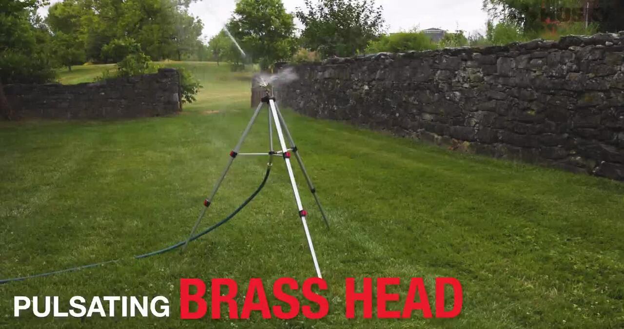 Husky Metal Pulsating Sprinkler with Tripod 10507HDDI - The Home Depot