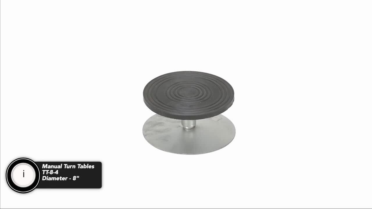 Vestil 500 lb. 4 in. x 8 in. Dia Heavy-Duty Manual Turntable TT-8-4 ...