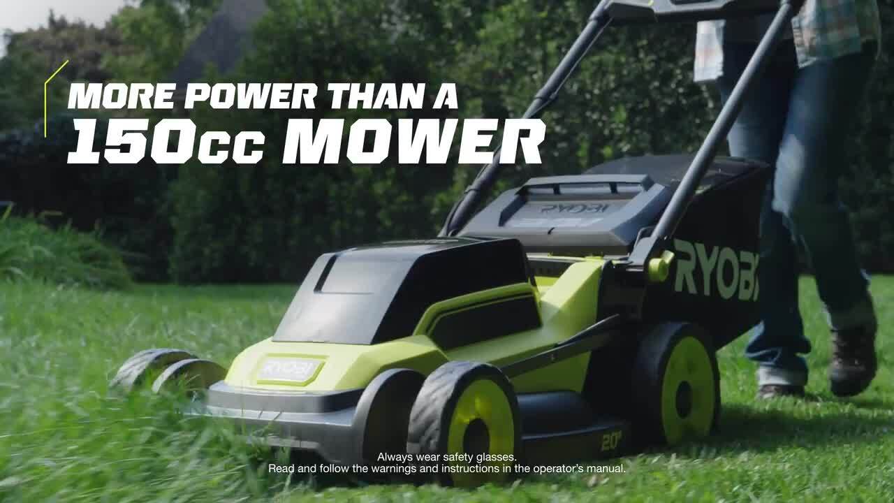 RYOBI ONE+ HP 18V Brushless 20 in. Cordless Walk Behind Self Propelled ...