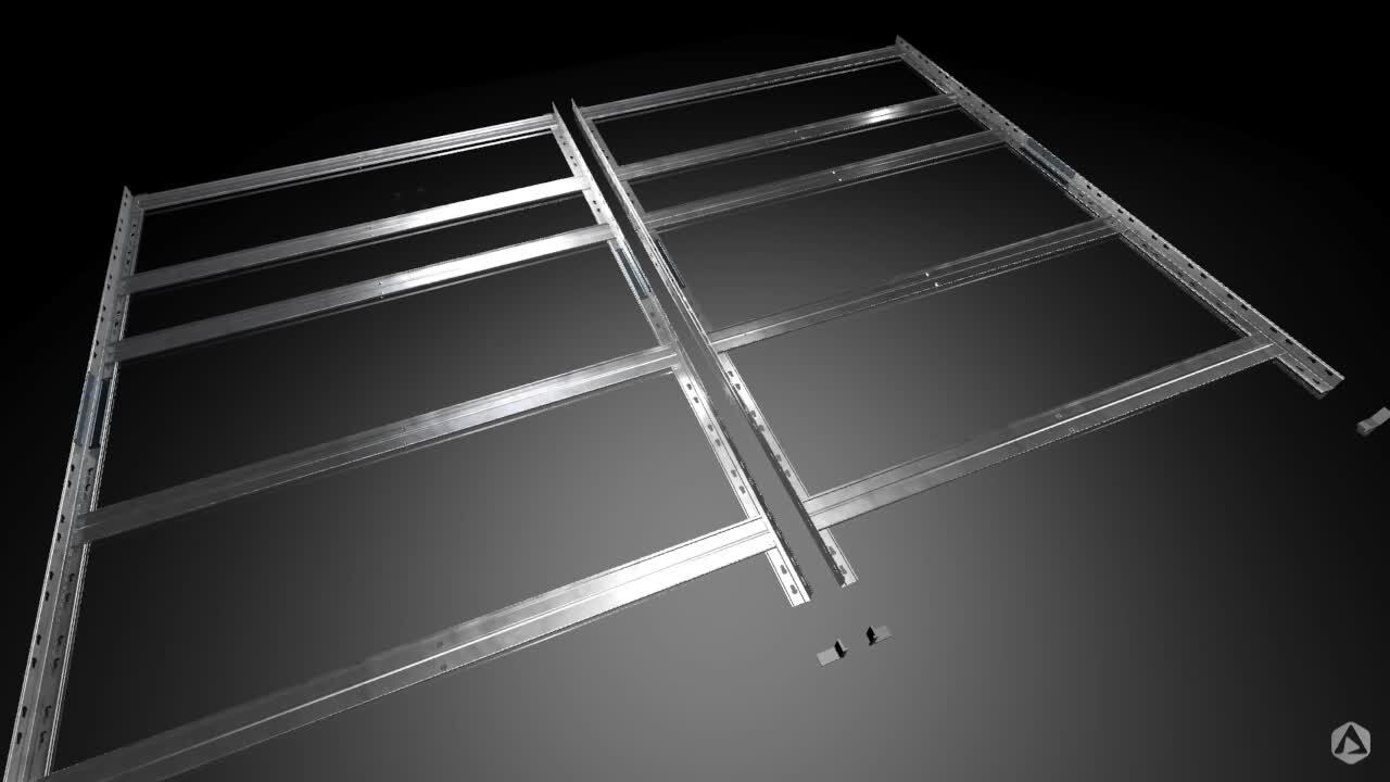 AR SHELVING 5-Tier Heavy-Duty Galvanized Steel Garage Storage Shelving ...