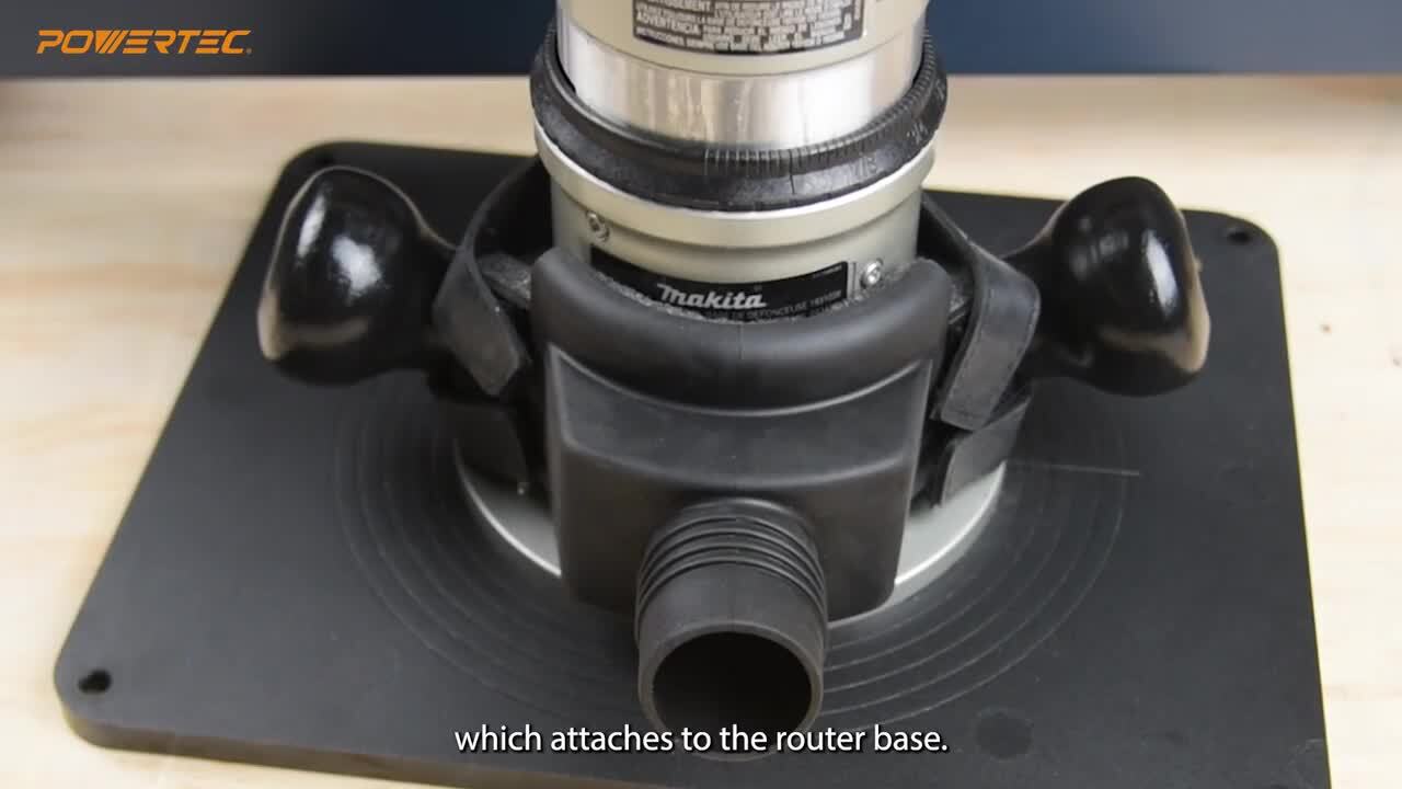 ‎POWERTEC Workshop Dust Collection System for Router Tables, Universal ...