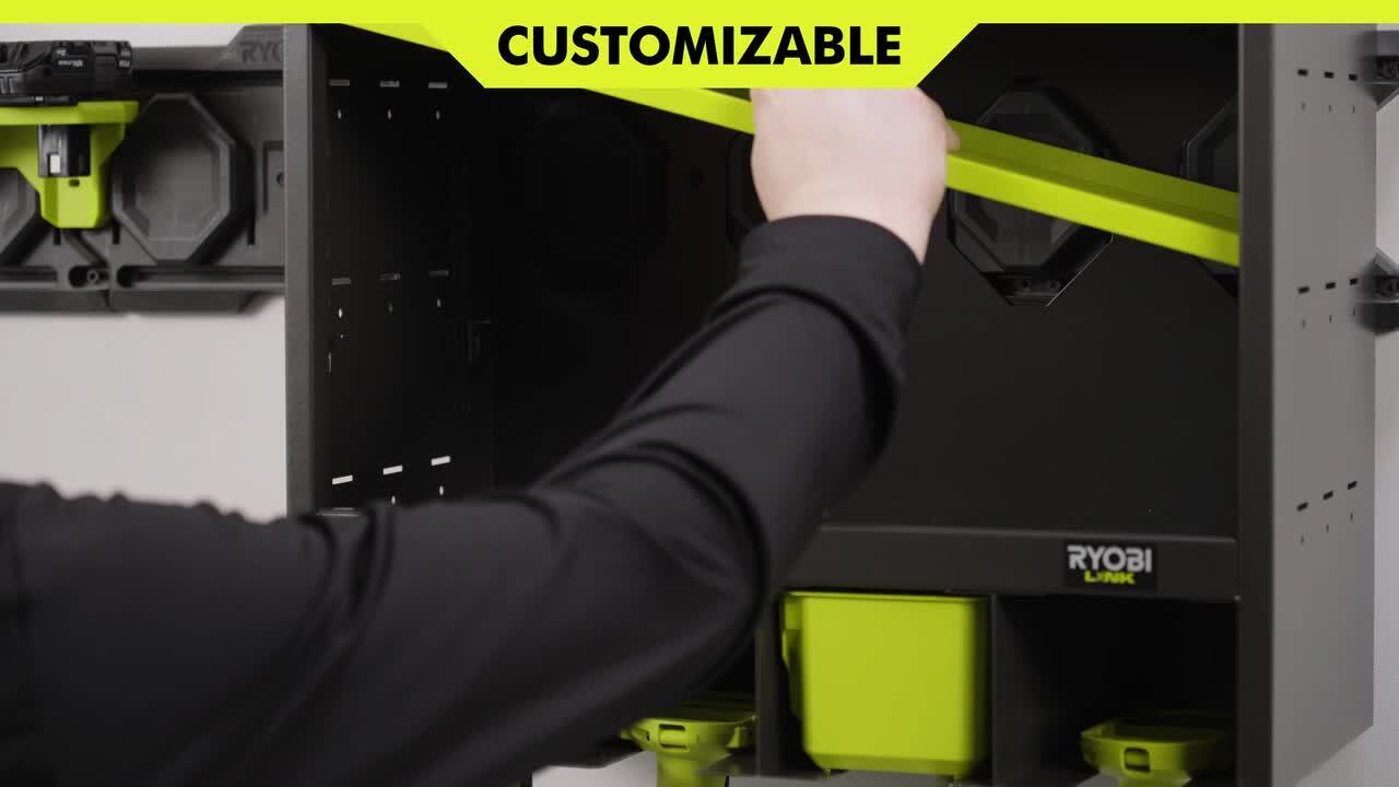 RYOBI LINK Steel Lockable Tool Organizer Cabinet STM406 - The Home Depot