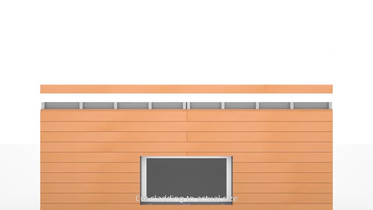 Ejoy 106 in. x 6.1 in. x 0.83 in. Outdoor WPC Vinyl Wall Siding Panel ...