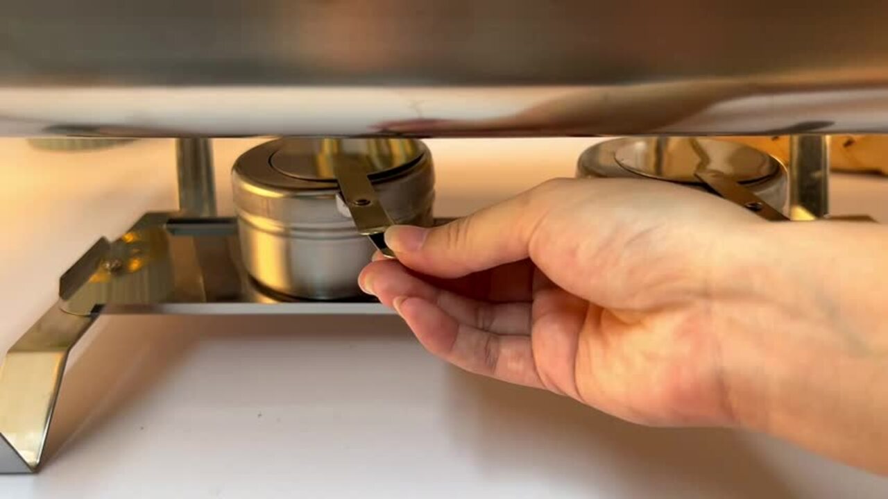 Bunpeony 9 qt. Stainless Steel Chafing Dish Buffet Set Full-Size Party ...