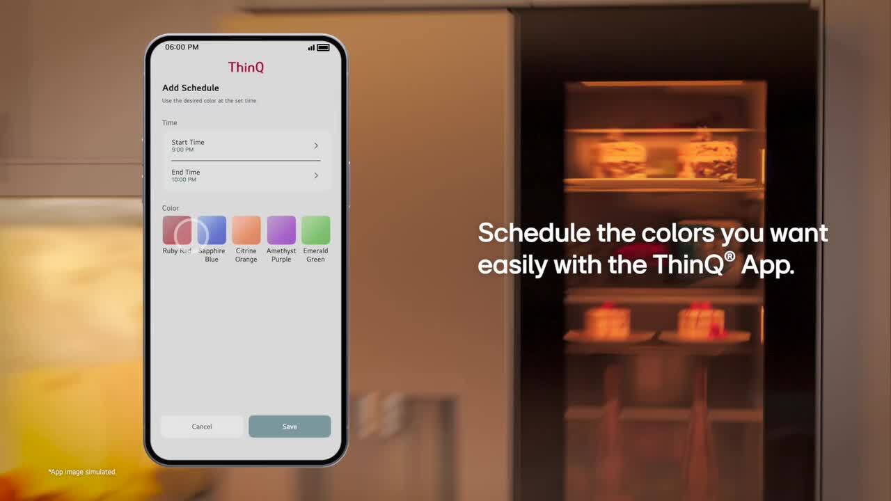 LG 29 cu. ft. SMART MyColor InstaView Standard-Depth MAX 4-Door French ...