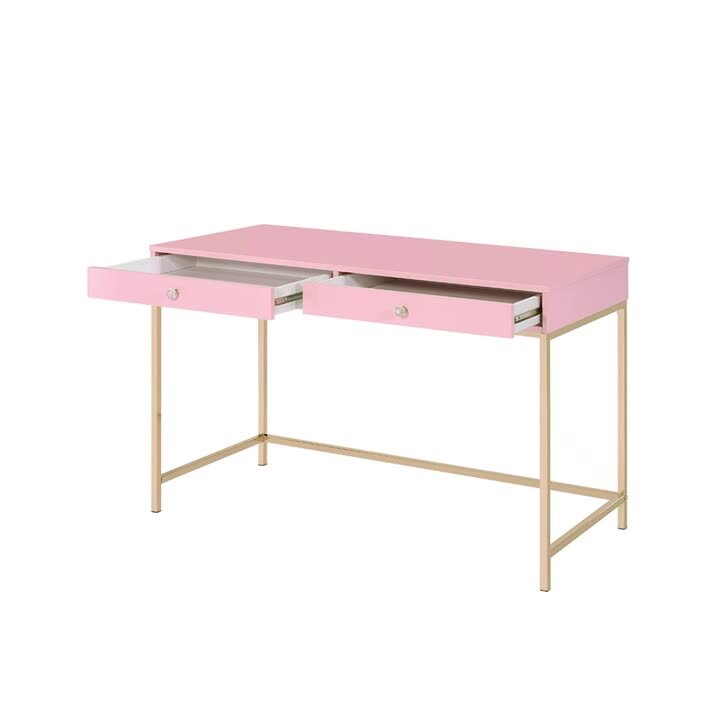 Pink metal desk store