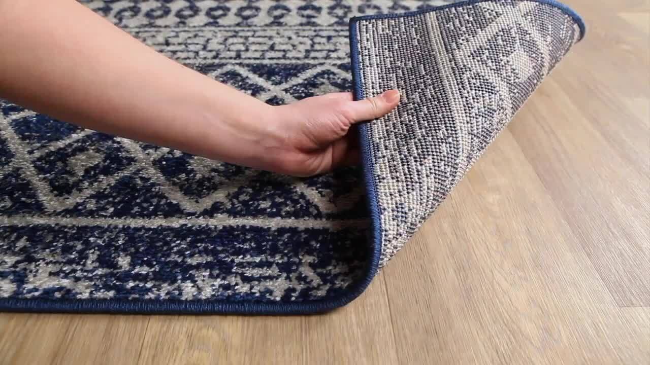 Livabliss Alois Dark Doormat 2 ft. x 3 ft. Modern Rustic Area Rug ...