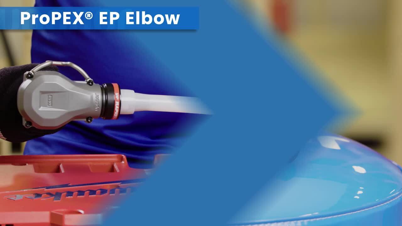 Uponor ProPEX 1/2 in. PEX-A Expansion Barb Engineered Polymer 90° Elbow ...