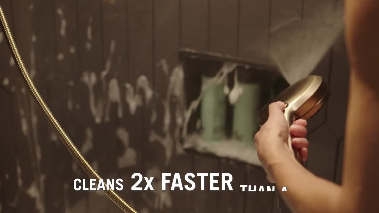 Delta In2ition w/ Cleaning Spray 6-Spray Dual Wall Mount Fixed and ...