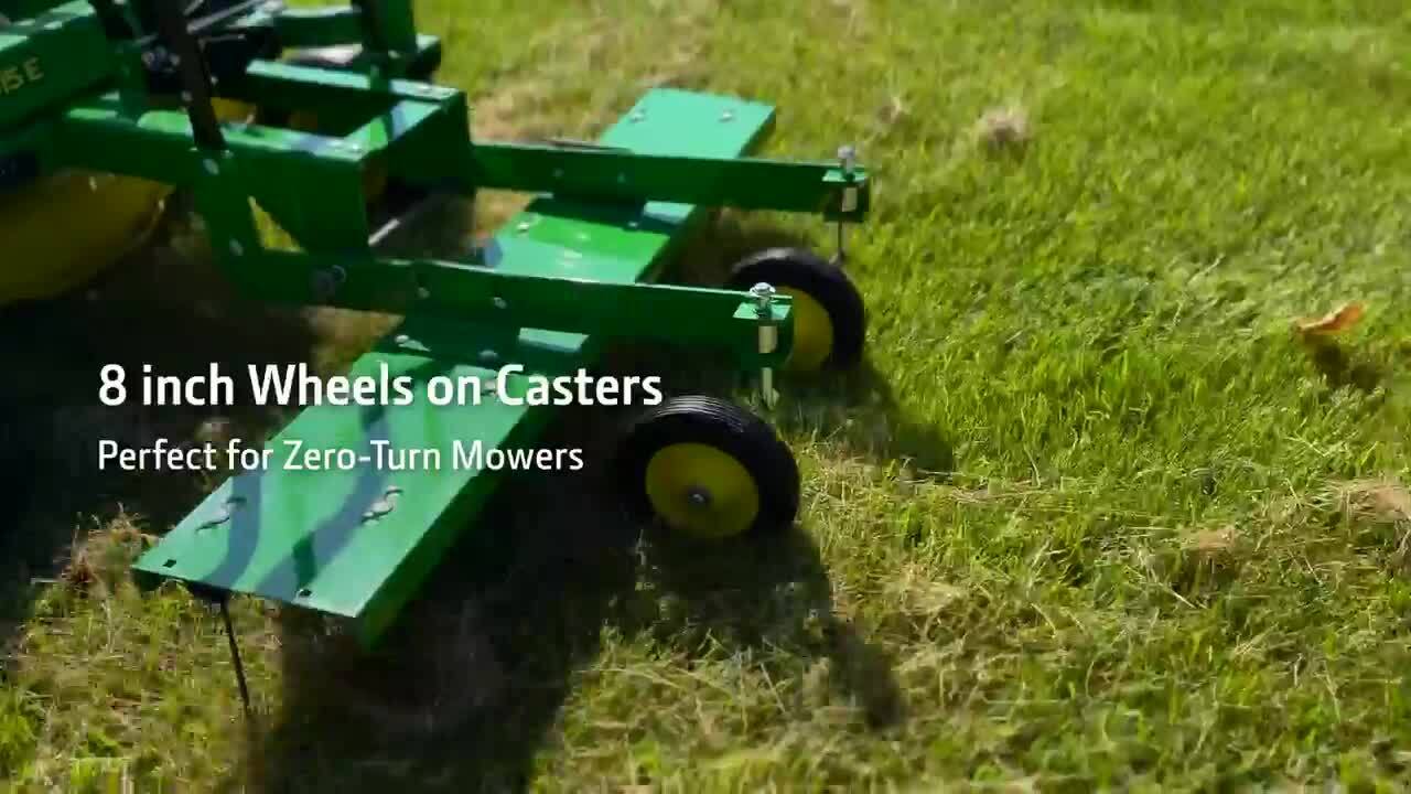 John Deere 48 in. Front-Mount Z-THATCHER Dethatcher for John Deere Z500 ...