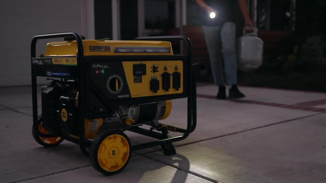 Champion Power Equipment 7850/6250-Watt Recoil Start Gasoline and ...