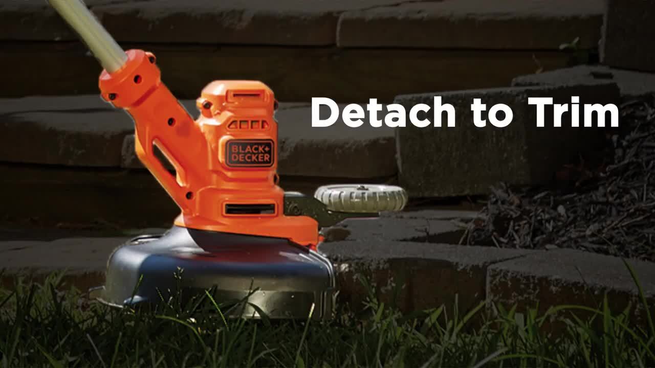 BLACK+DECKER 12 in. 6.5 Amp Corded Electric 3-in-1 String Trimmer and ...