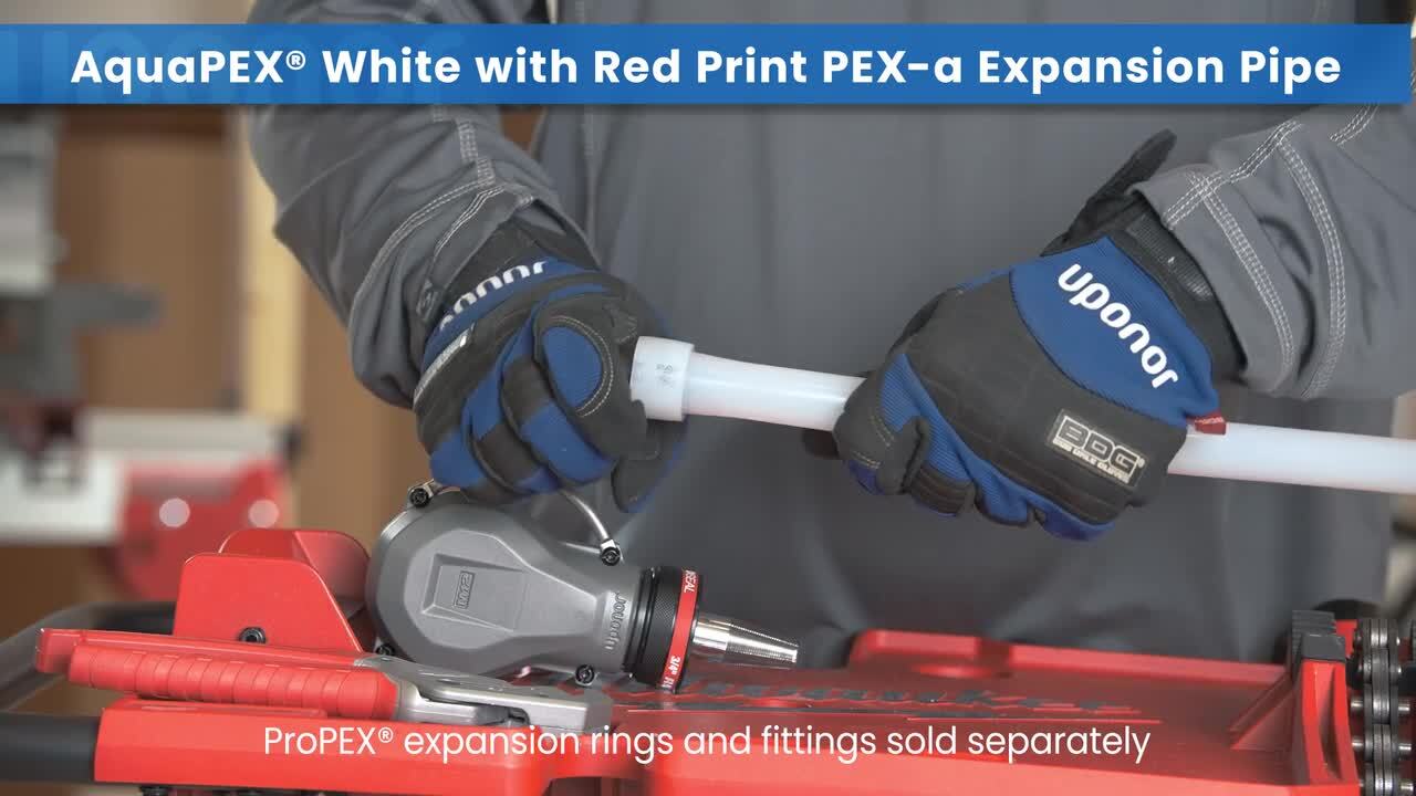 Uponor AquaPEX 1/2 in. x 100 ft. White with Red Print PEX-A Expansion ...