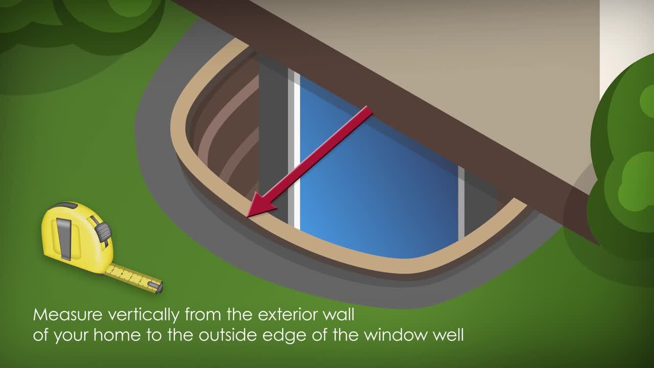 SHAPE PRODUCTS 50 in. x 36 in. x 48 in. Steel Egress Window Well and 52 in. x 37 in. Window Well ...