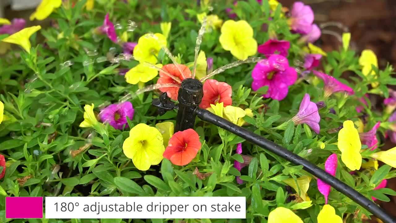 DIG 0-14 GPH Adjustable Multi-Stream Emitter Dripper (25-Pack) B25B ...